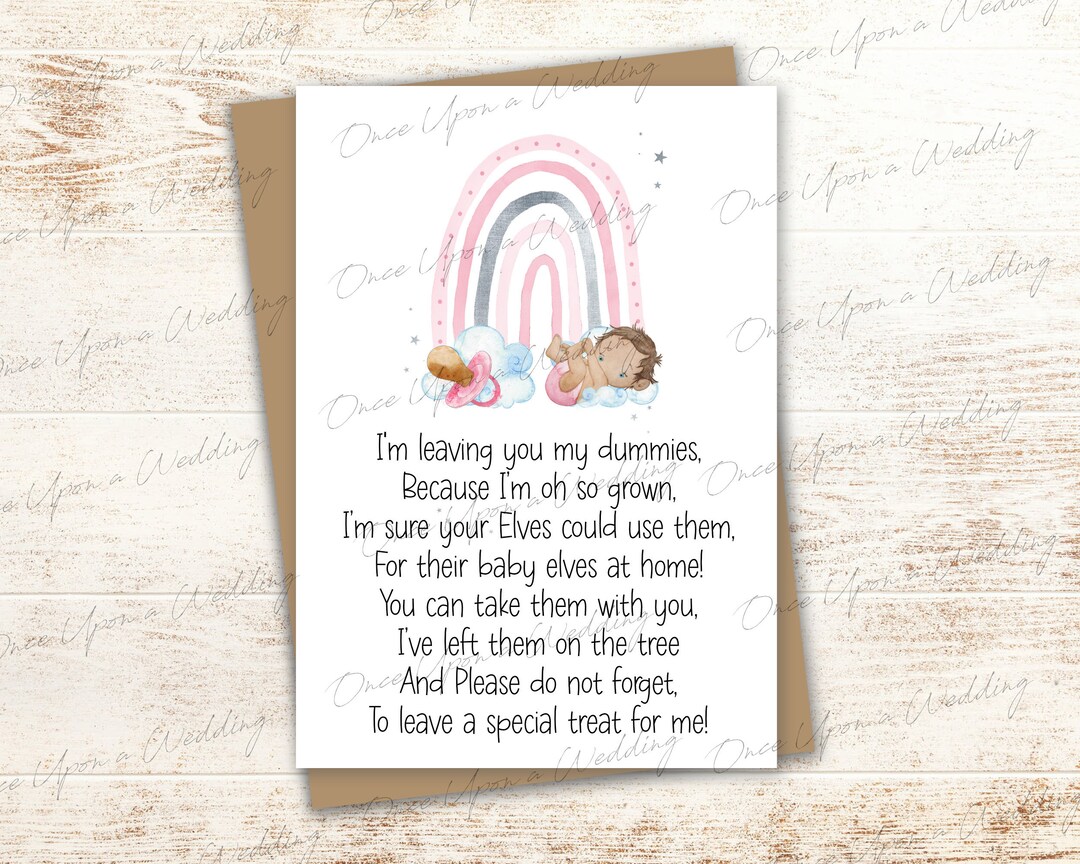 Xmas Dummy Poem 1 - Etsy UK