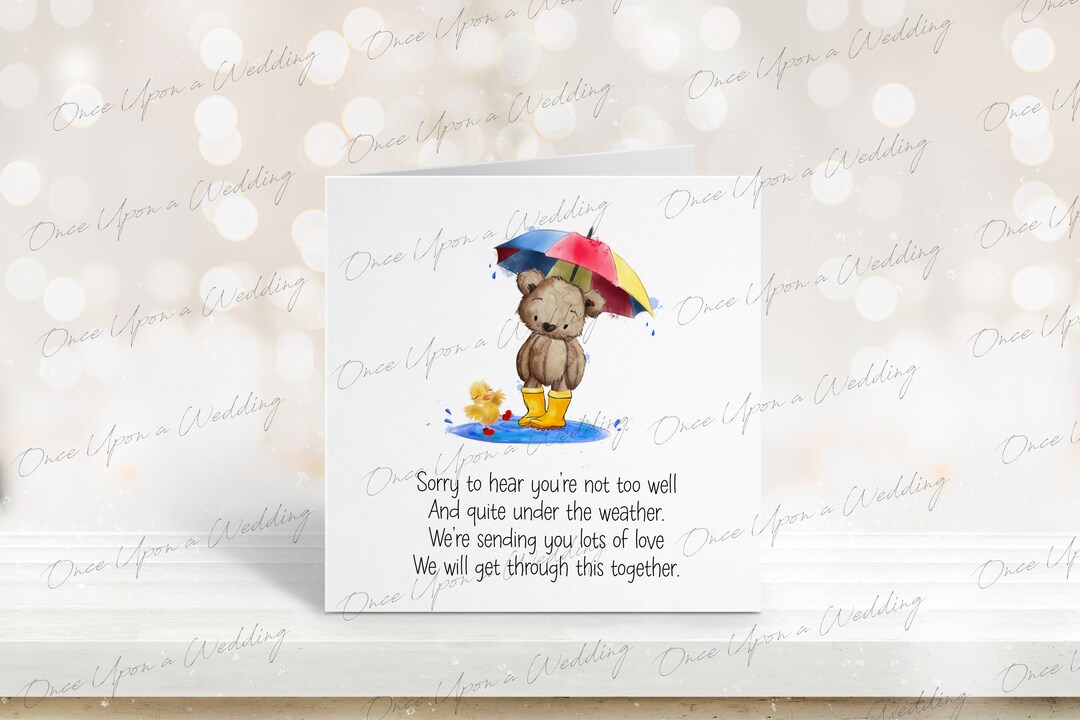 Get Well Poem - Etsy