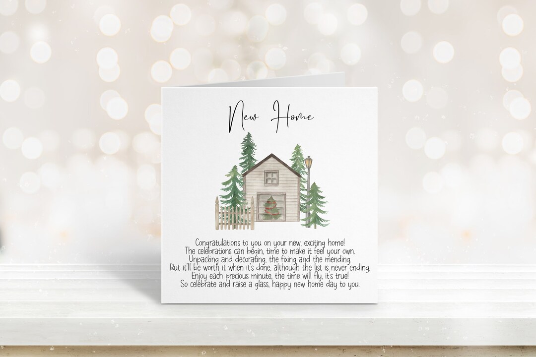 New Home Poem, Digital Item, Poem Only, Artwork Not Included - Etsy