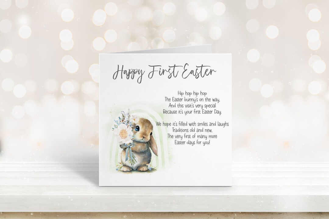 First Easter Poem, Digital Item, Poem Only, Artwork Not Included - Etsy