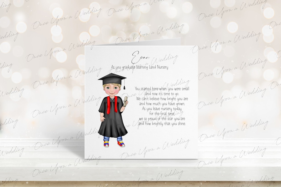 Nursery Leavers Poem, Digital Item, Poem Only, Artwork Not Included - Etsy