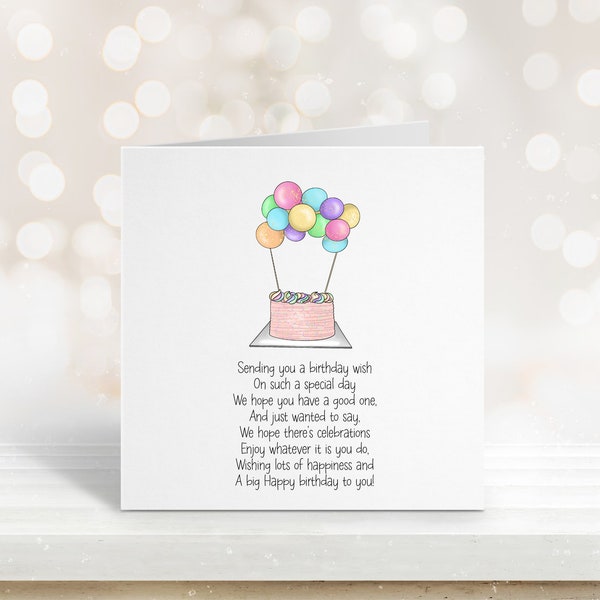 Birthday Poem - Etsy
