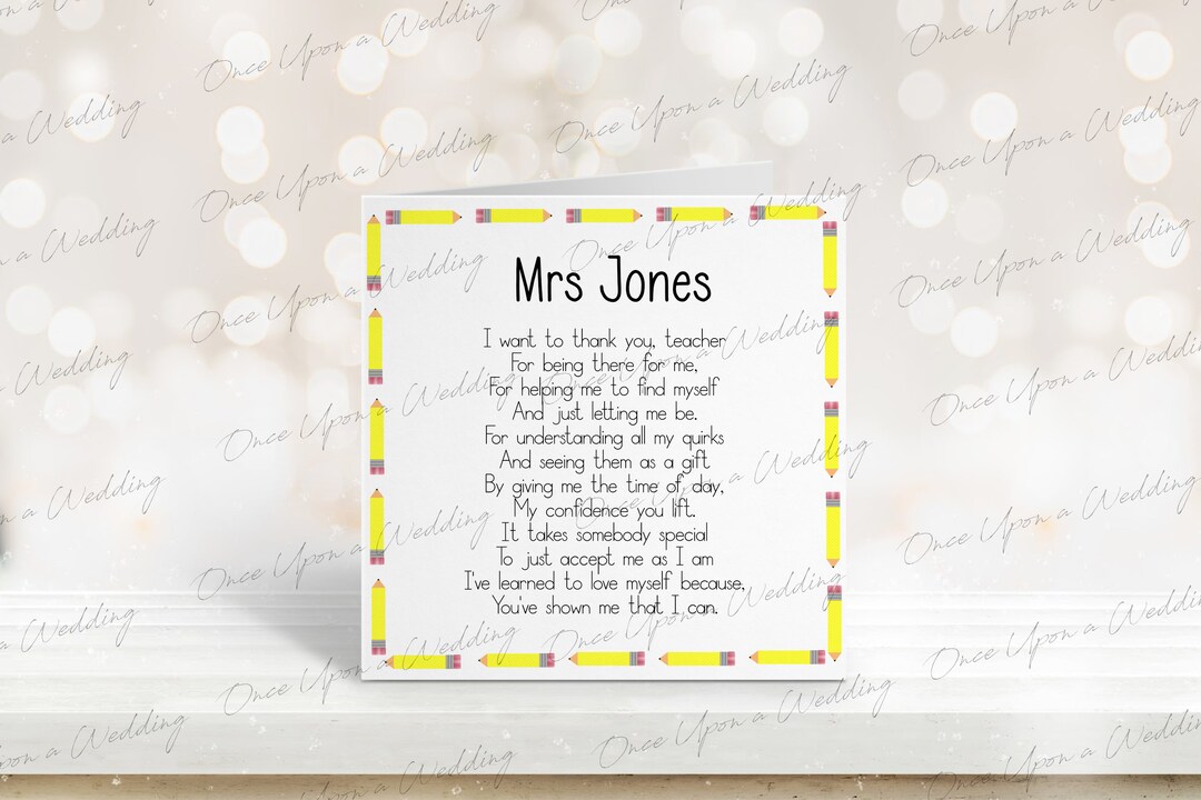 Last Day of School Poem - Etsy