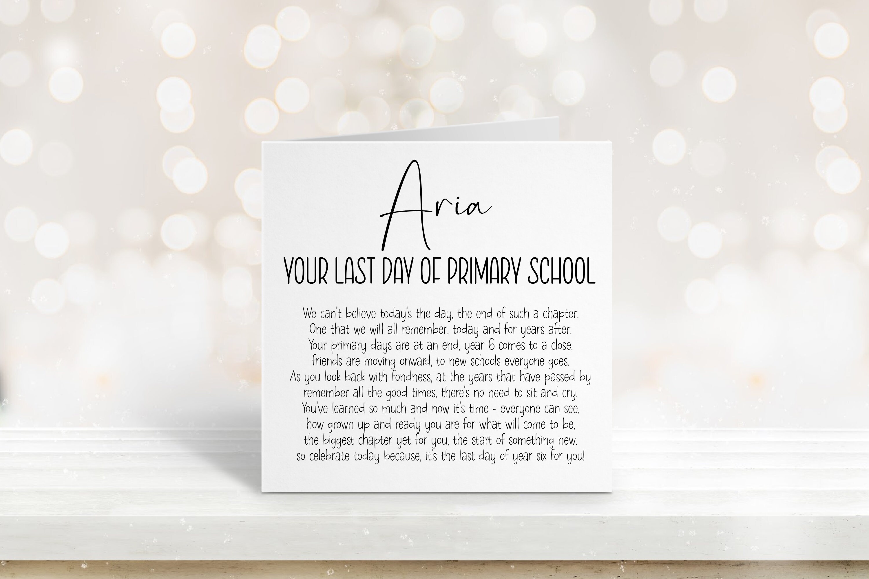 Year 6 Leavers Poem Etsy UK Year 6 Leavers Poem Etsy UK