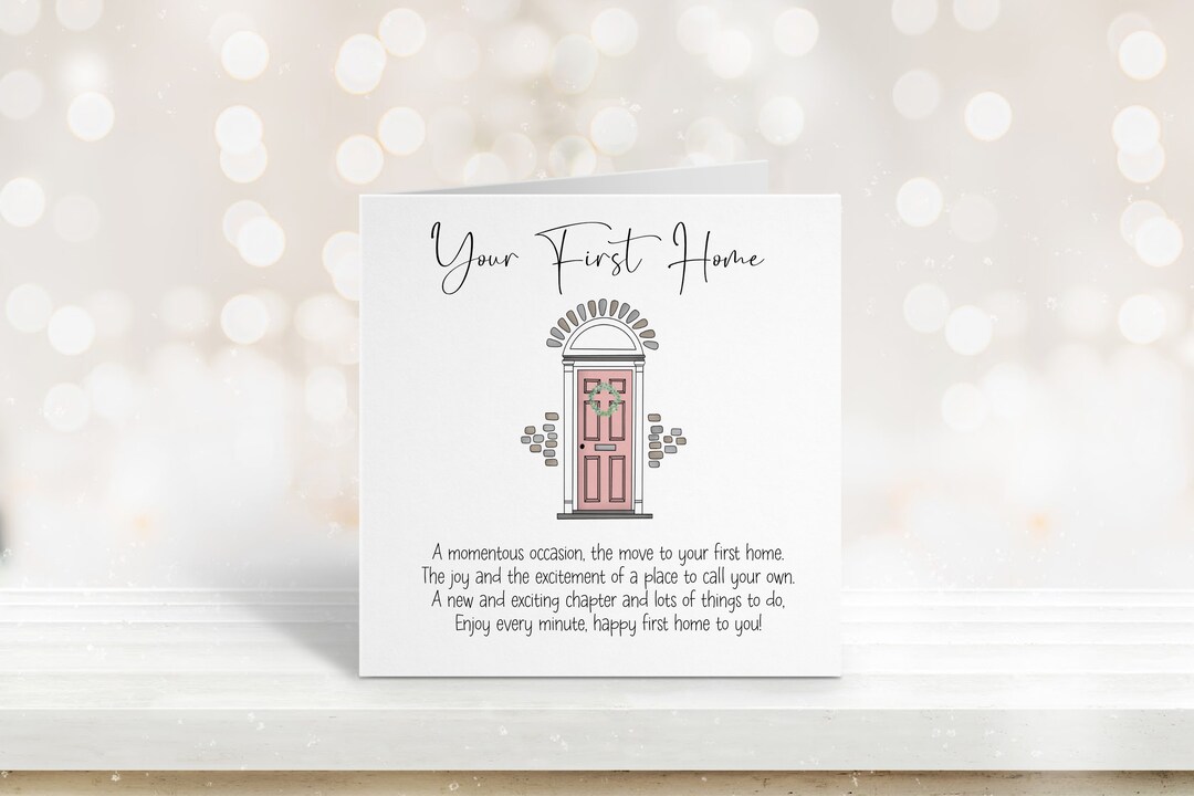 First Home Poem - Etsy UK