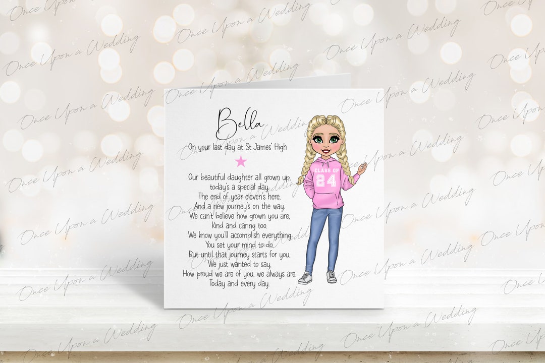 Year11 Leavers Poem - Etsy