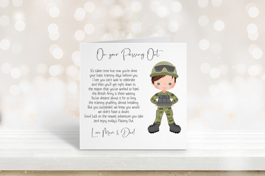 Army/forces Poem - Etsy