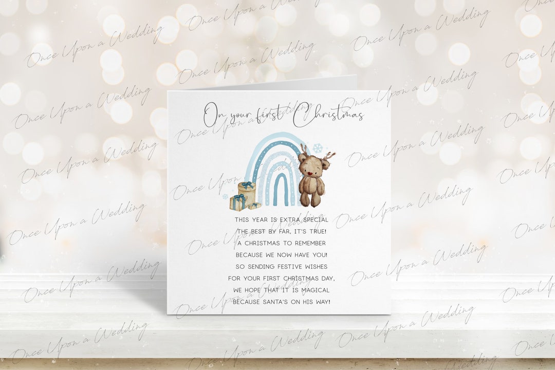 First Christmas Poem - Etsy