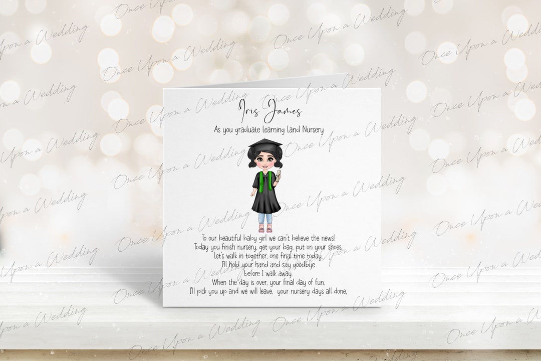Nursery Leavers Poem, Digital Item, Poem Only, Artwork Not Included - Etsy
