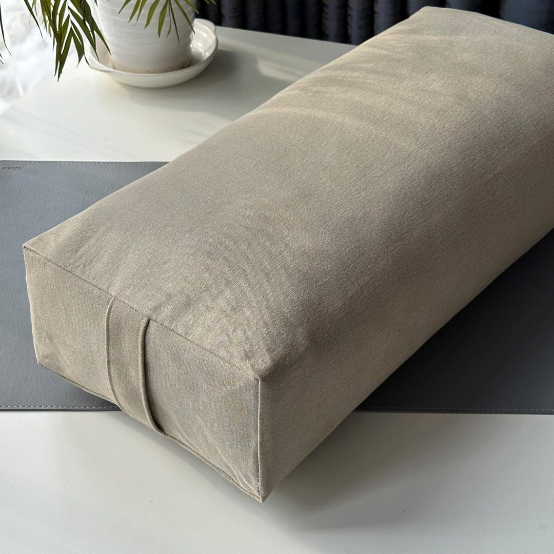 XL Rectangular Yoga Bolster Cover: 28x12x6