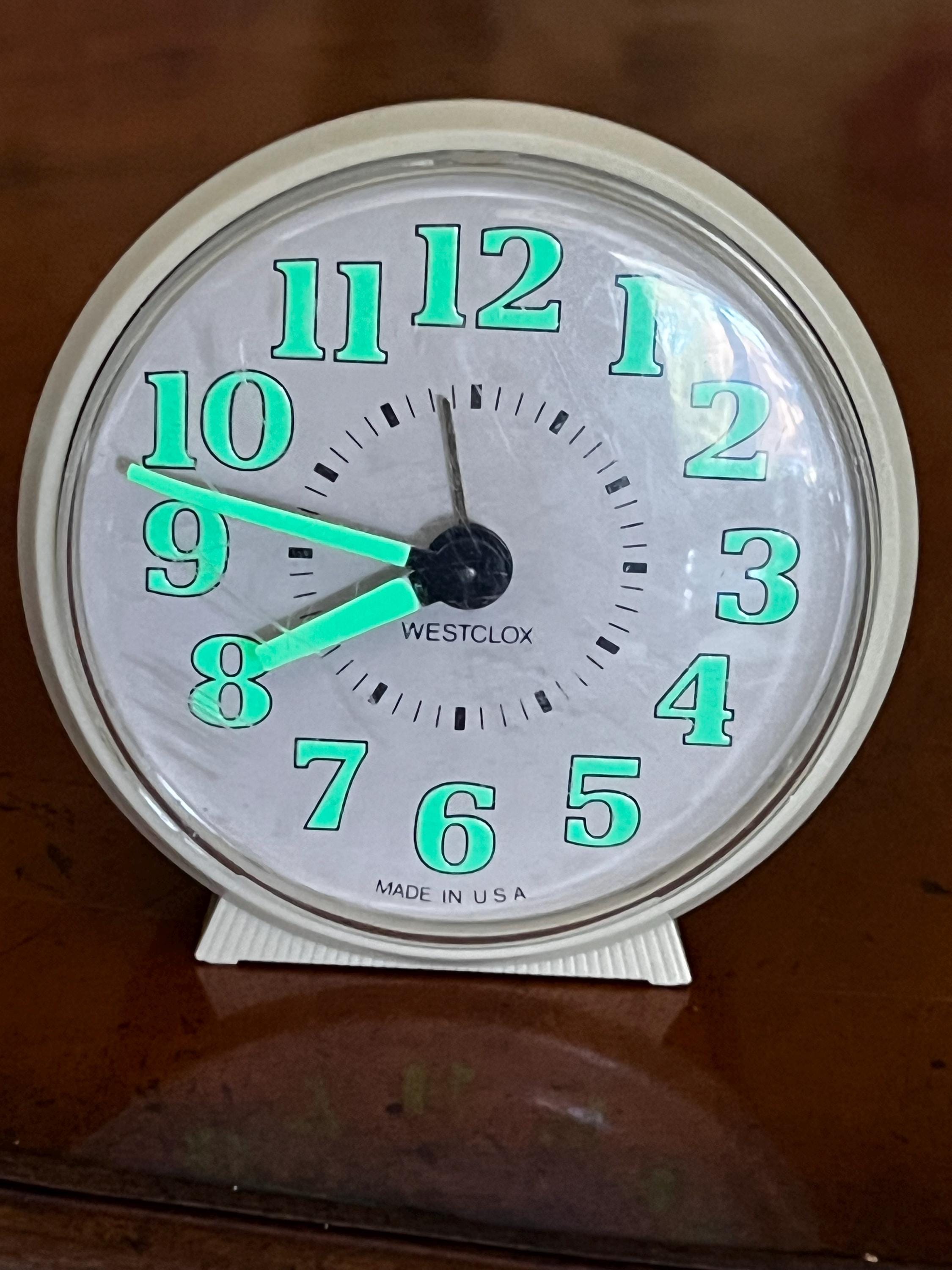 Vintage Retro Westclox Uranium Glow in the Dark Alarm Clock Works - Etsy