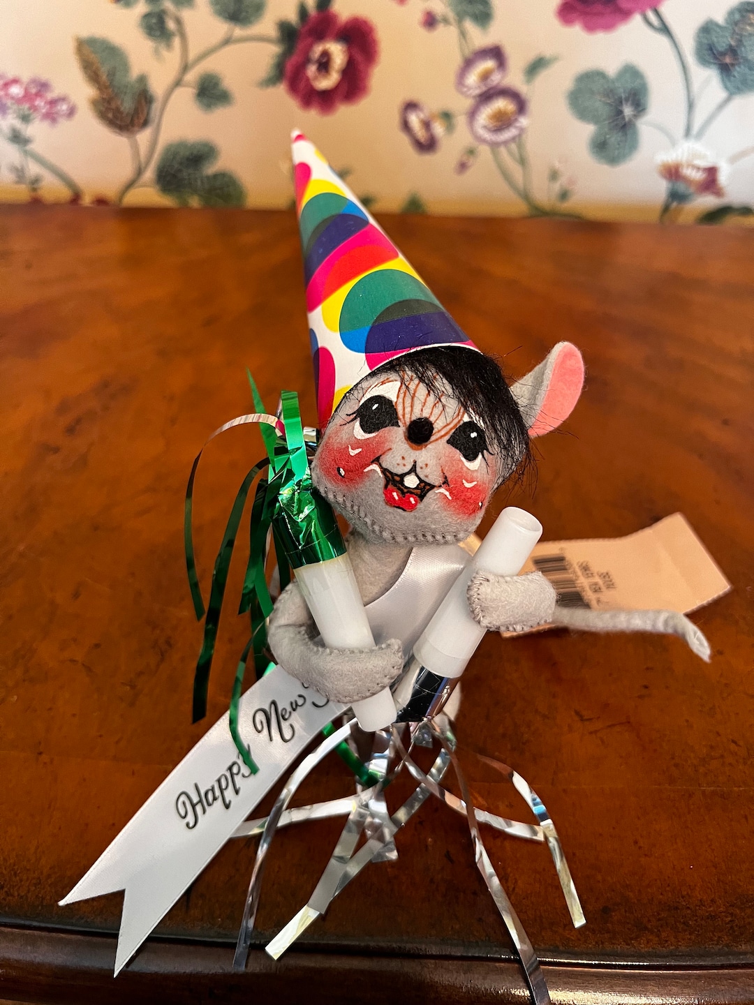 RARE Vintage 1996 Annalee Mobilitee 7" New Years Celebration Mouse - Etsy