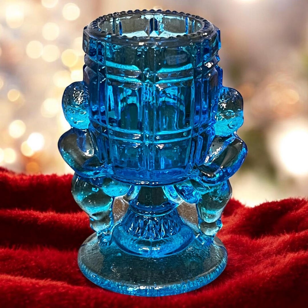 Vintage Mckee Blue Peek-a-boo UV Reactive Cherubs Toothpick/match ...