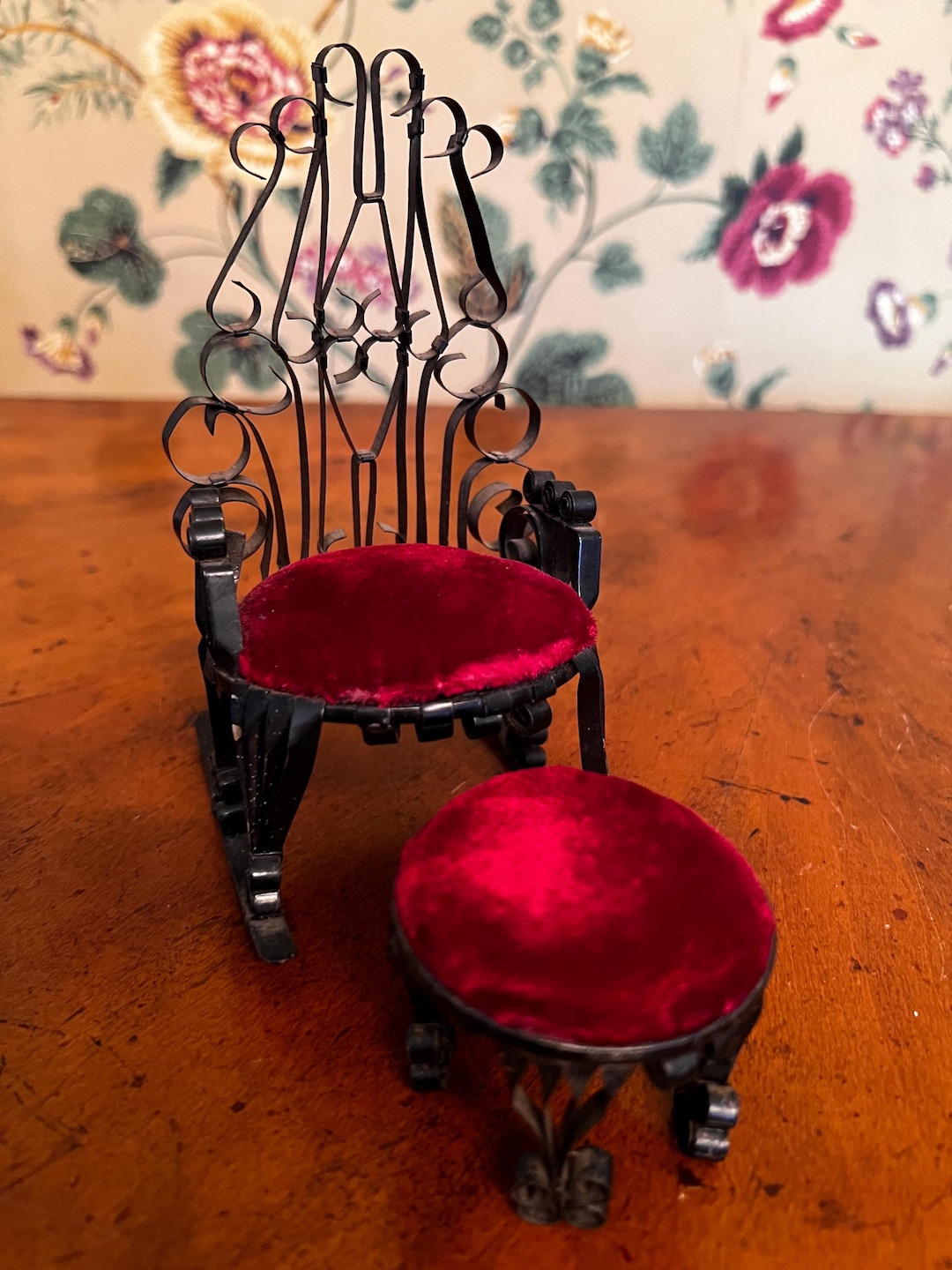 Vintage Tramp Art Curled Soda Pop Can Dollhouse Barbie Rocking Chair ...