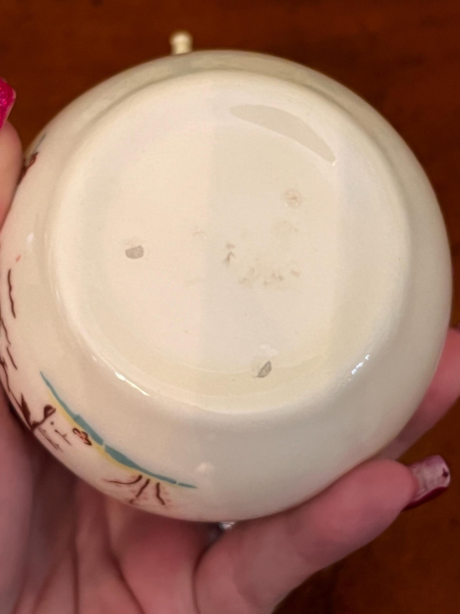 Vintage Set of 4 Porcelain Condiment Jars With Original Celluloid ...