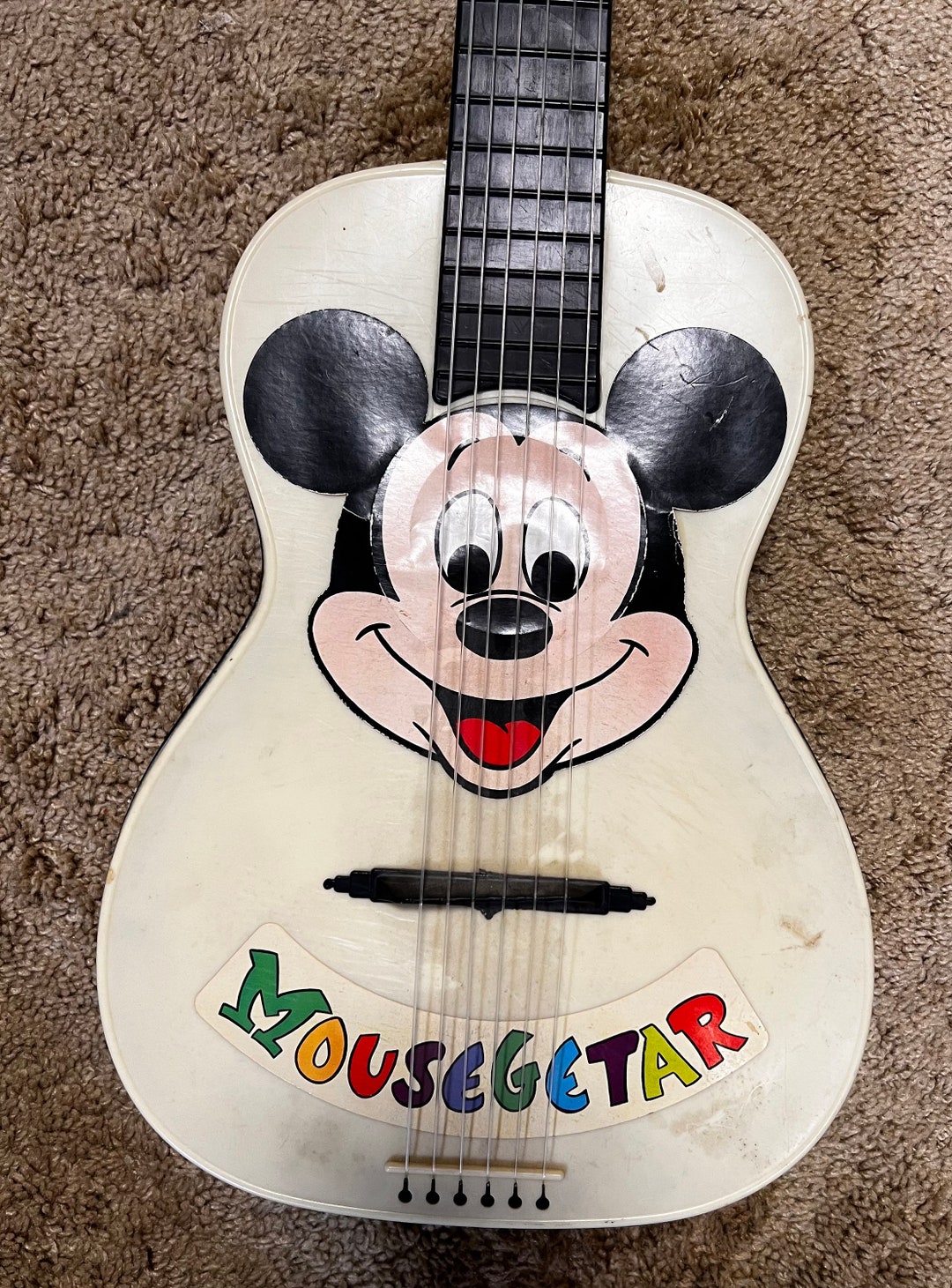 Antique Walt Disney Mickey Mouse Mousegetar Guitar 1960's RARE - Etsy