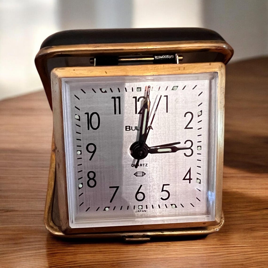 Vintage Bulova Travel Alarm Clock With Luminous Hands - Etsy
