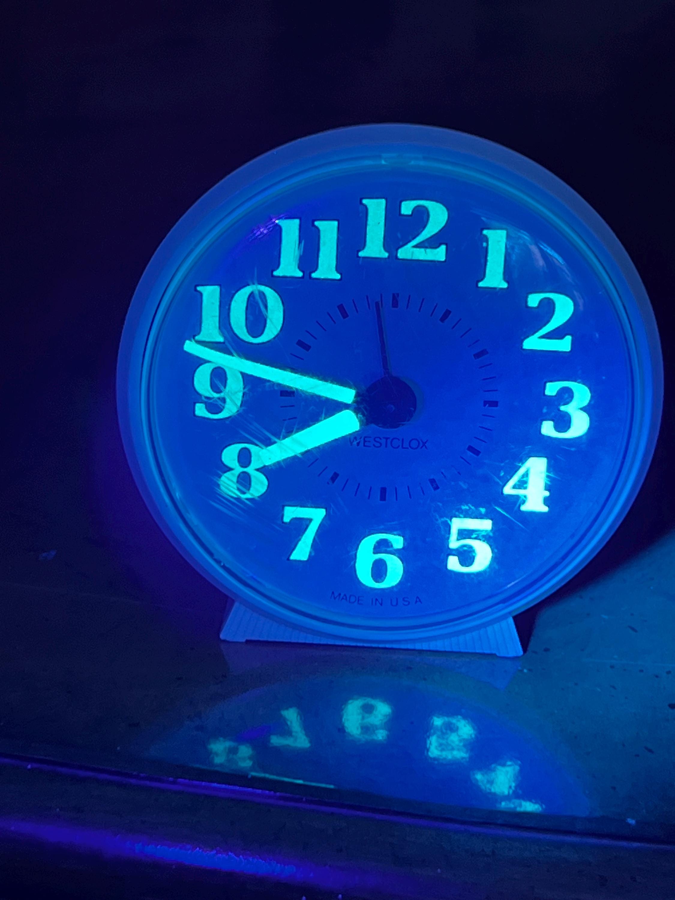 Vintage Retro Westclox Uranium Glow in the Dark Alarm Clock Works - Etsy