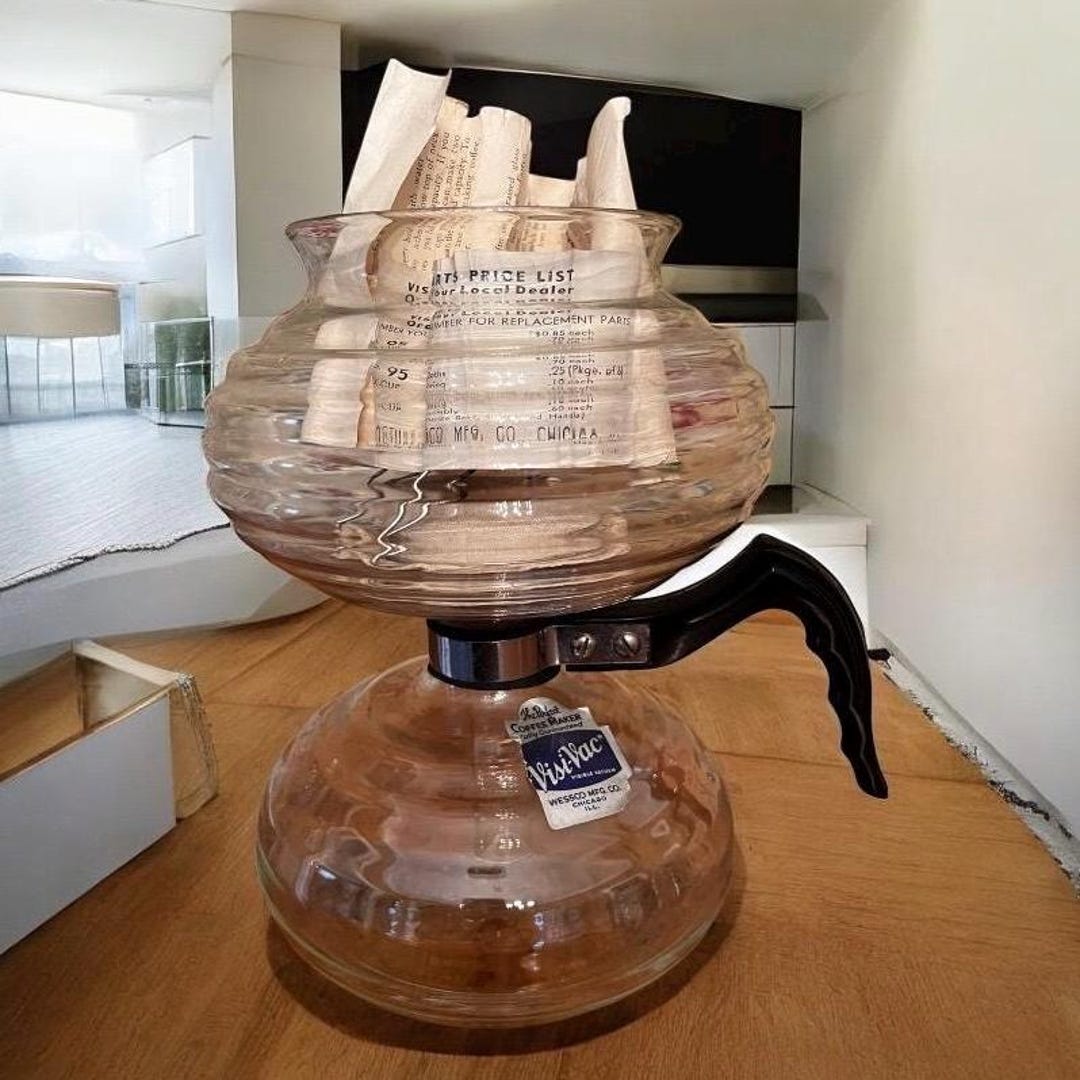 RARE Vintage Wessco Visi-vac Visible Vacuum Perfect Coffee Maker - Etsy