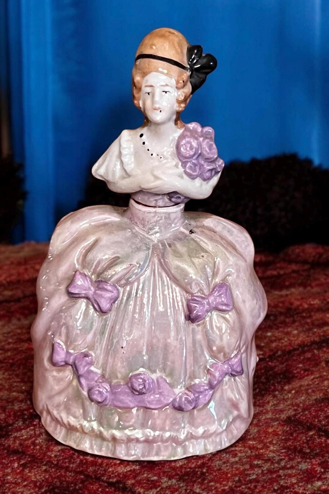 RARE Limoges France Lady Figural Perfume Bottle With Dauber - Etsy
