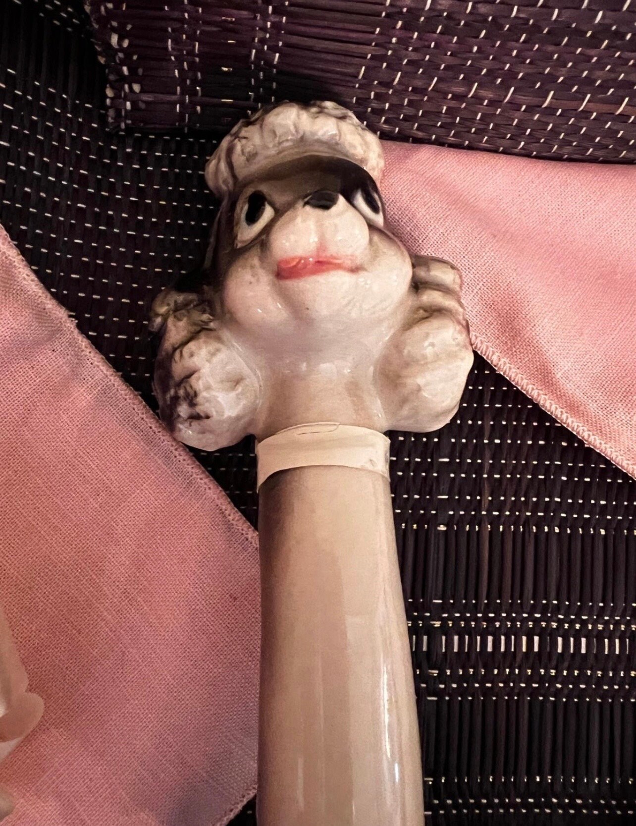 Vintage Antique Royal Terry Poodle Salt and Pepper Placemat Hostess Set ...