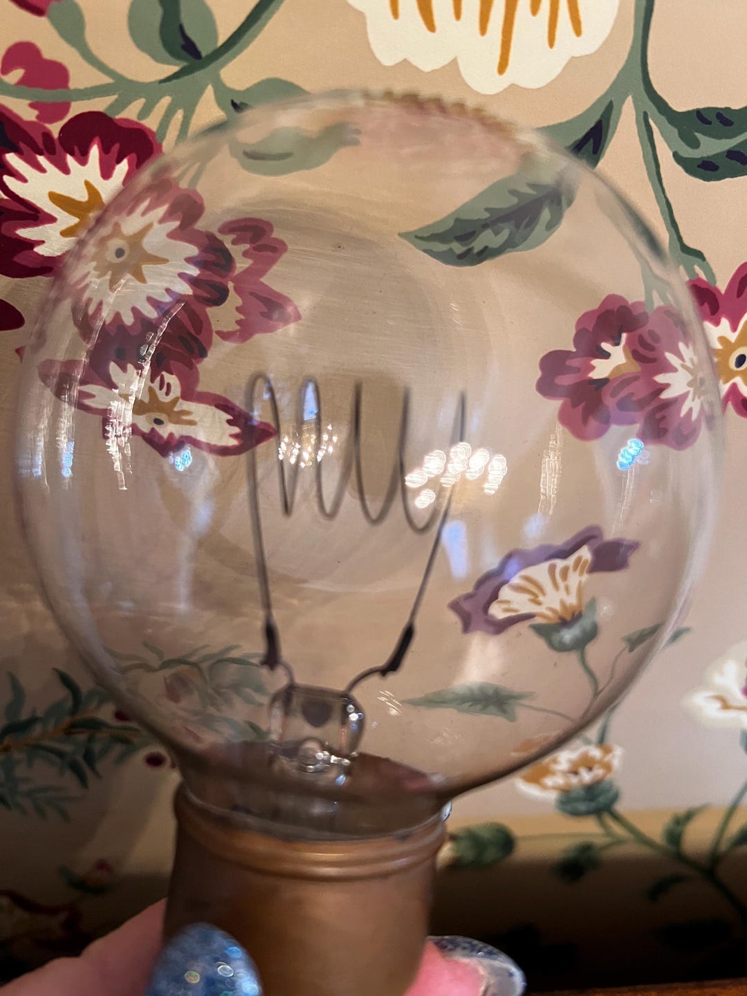 RARE Antique Coiled Filament Lightbulb - Etsy