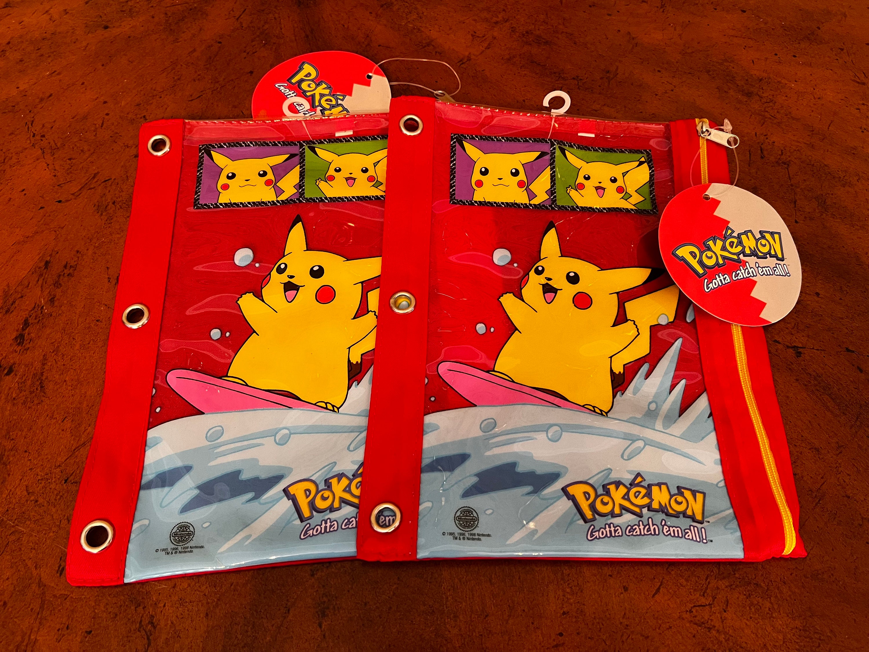 Vintage 2000 Pokémon Pikachu Binder Pencil Pouch Case NEW - Etsy