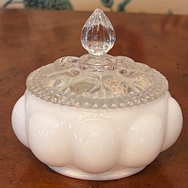 Fenton Glass Box With Lid - Etsy