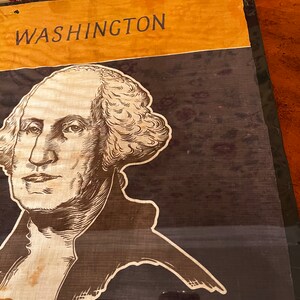 Antique Vintage George Washington Bicentennial Banner Flag - Etsy