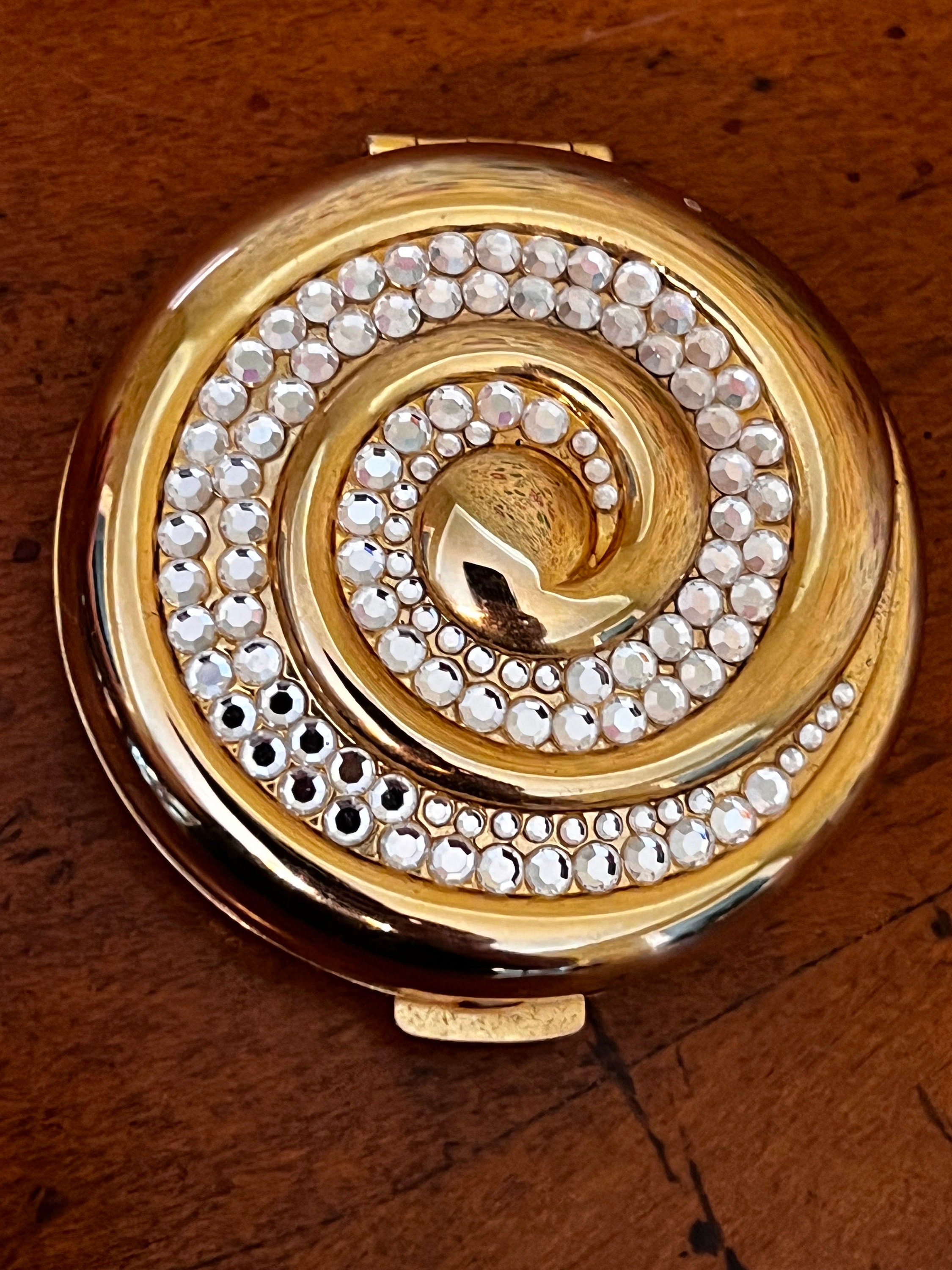 RARE Vintage 1998 Estée Lauder Sparkle Swirl Jeweled Lucidity Compact ...