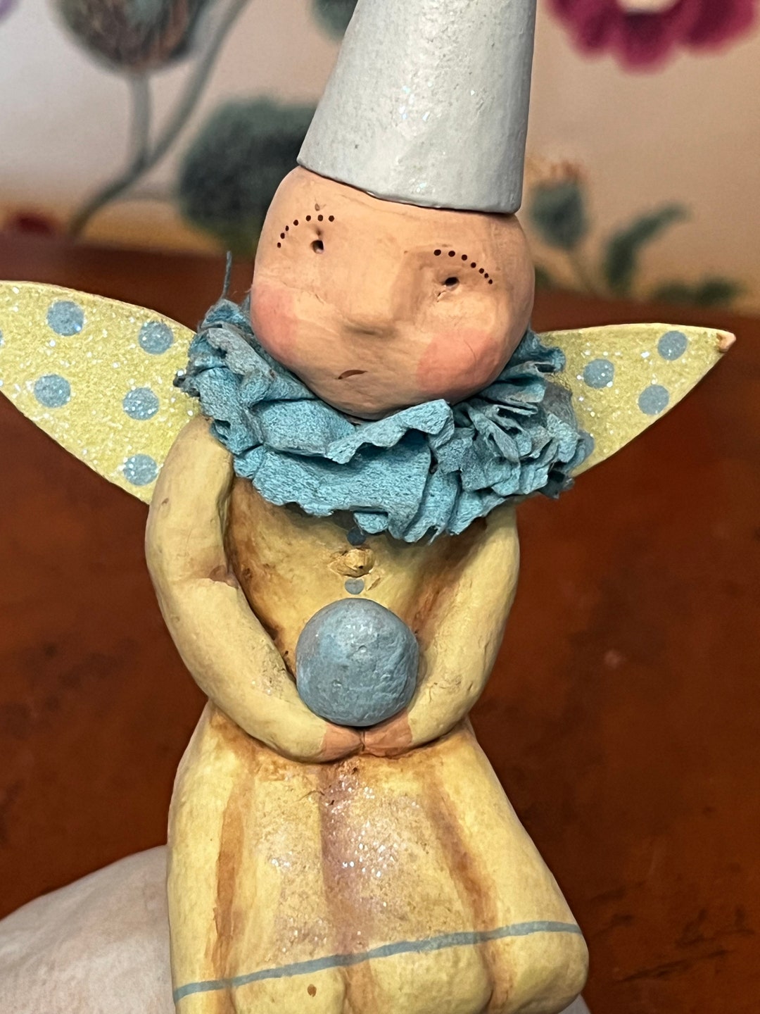 Vintage Dee Foust Bethany Lowe Remember Me Angel on Egg Figure - Etsy