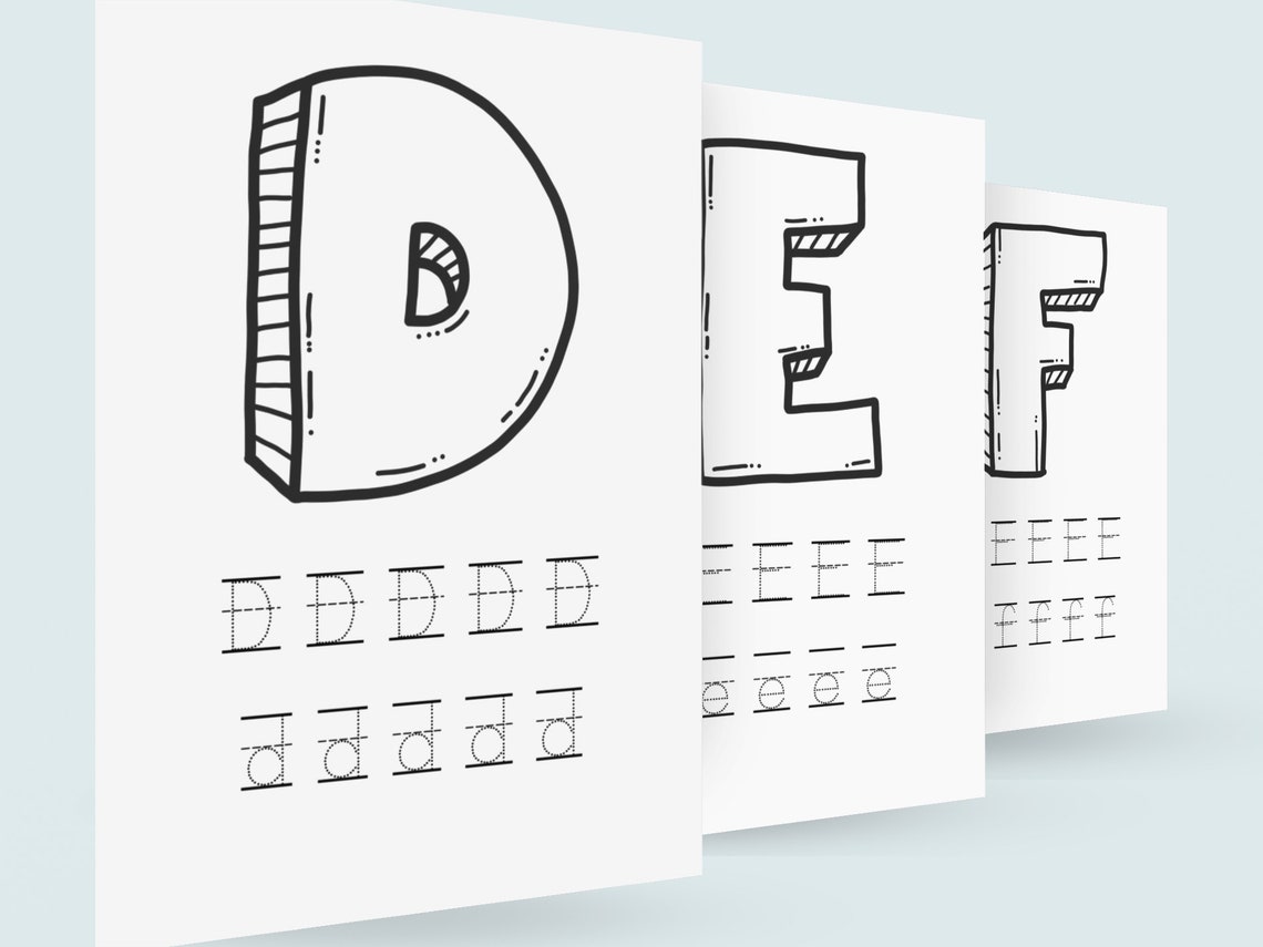 Printable, Alphabet Worksheets, Coloring Pages, Homeschool, Tracing ...