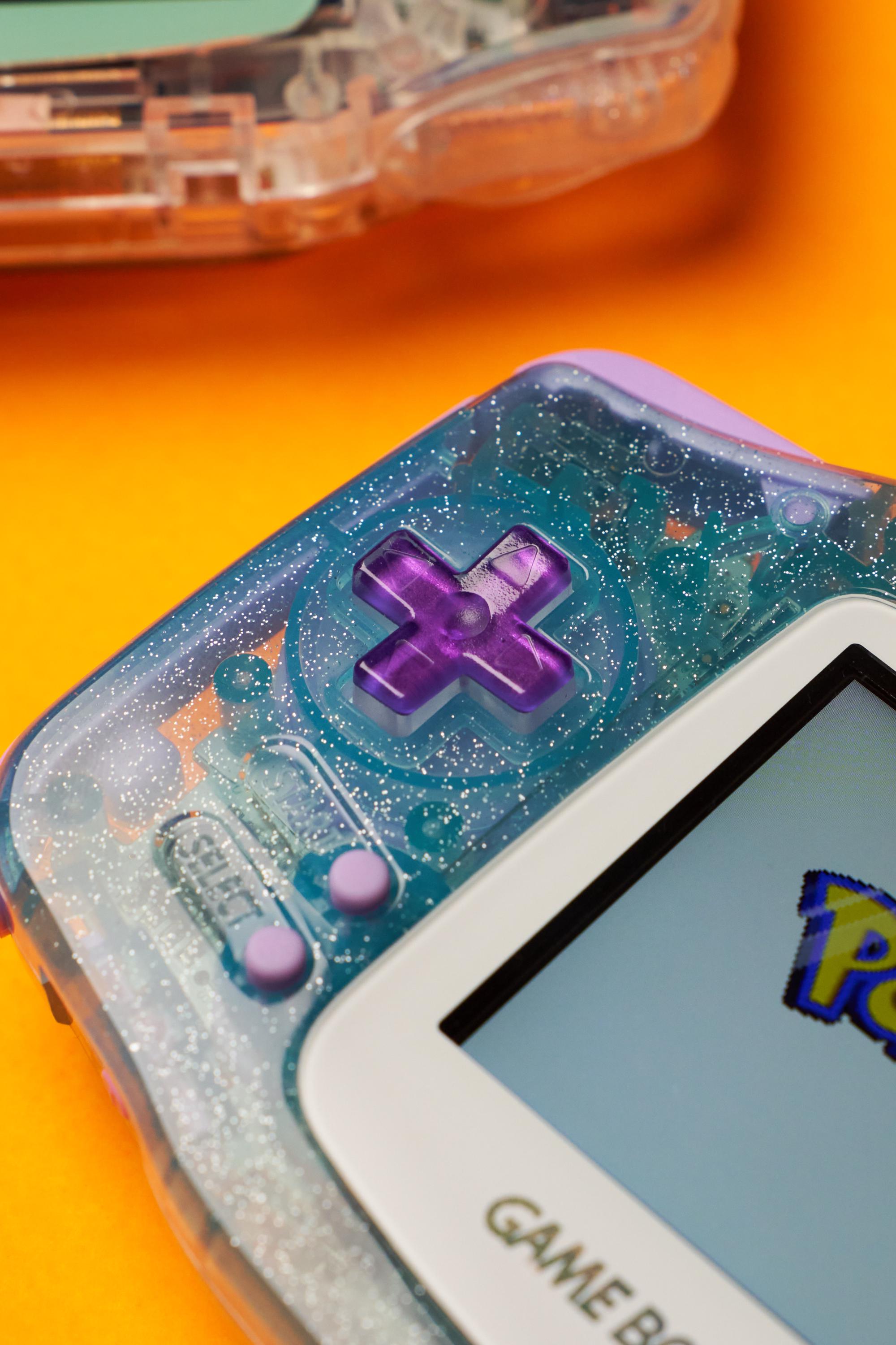 Pokémon Crystal Game Boy Advance | Glitter Shell, Purple Buttons ...