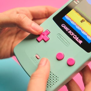 Custom Nintendo Game Boy Color GBC Console Laminated IPS Backlit Screen ...