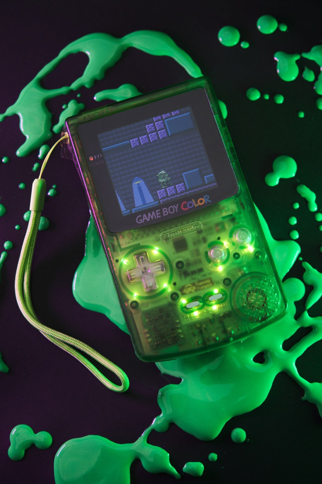 Custom Nintendo Gameboy Color GBC Console Laminated IPS Backlit Screen ...