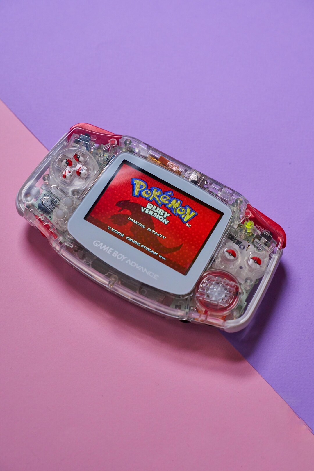 Poké Ball Edition Game Boy Advance: IPS Backlit Screen - Etsy