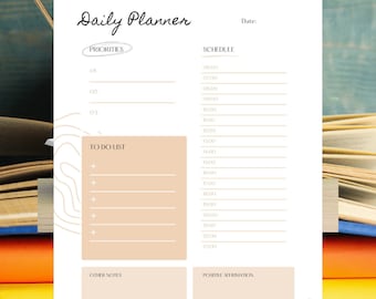 Student Daily Planner - Etsy