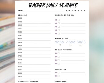 Boho-inspired Elementary Teacher Daily Planner - Etsy