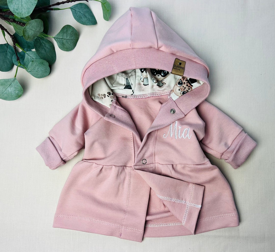 Personalized Newborn Girl Outfit, Custom Preemie Girl Clothes, Coming ...