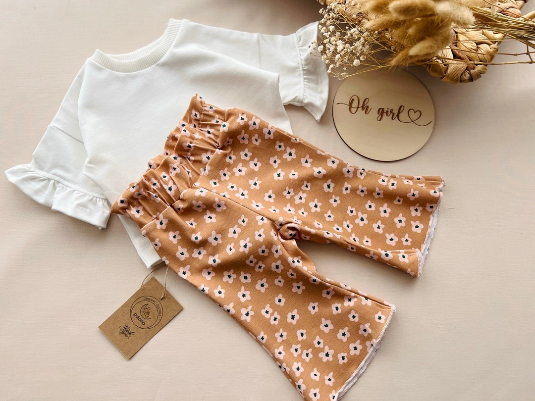 Baby Bell Bottoms, Newborn Flare Pants, Toddler Bell Pants, Preemie ...
