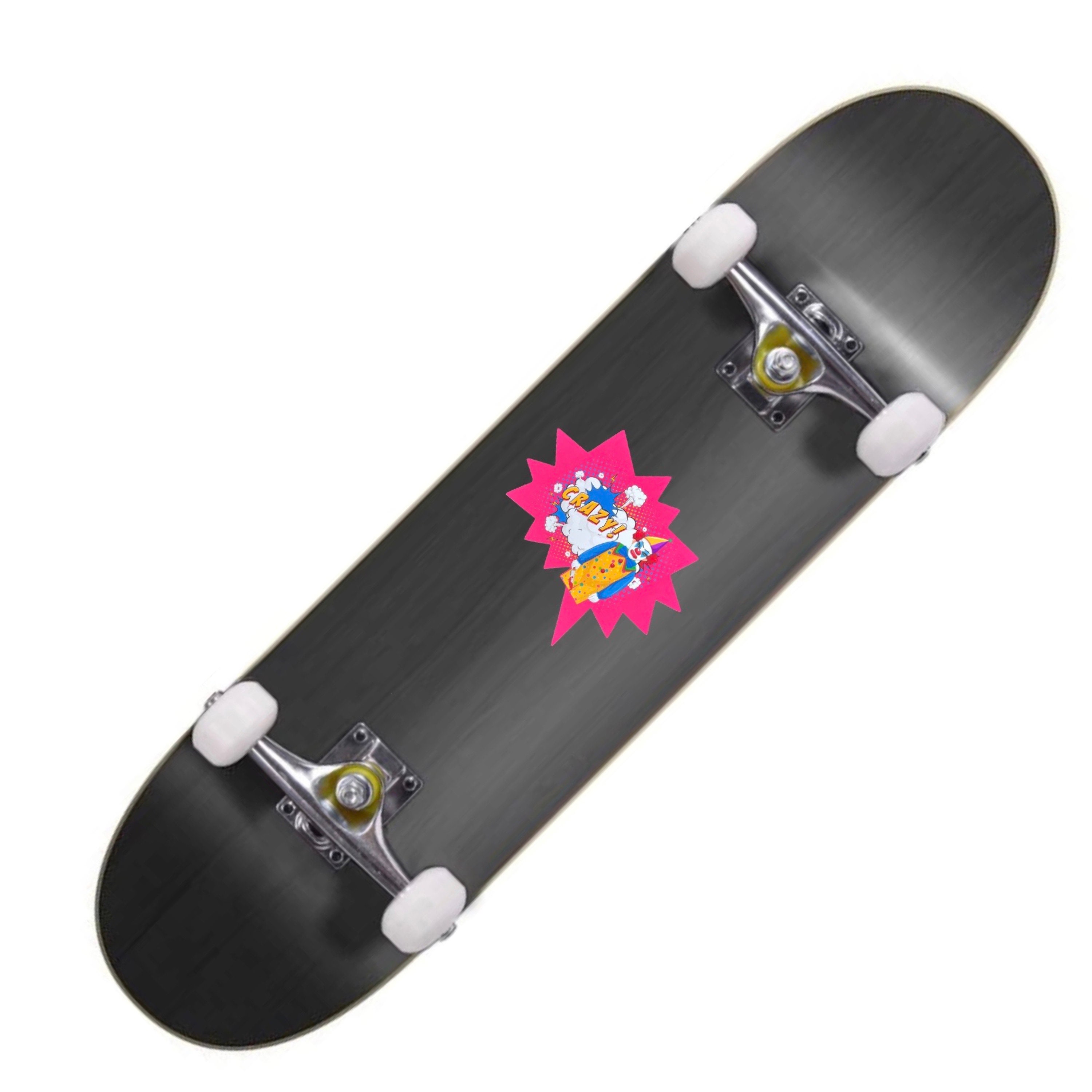 Crazy Creepy Clown Comic Clipart Sticker, Speech Bubbles Stickers ...