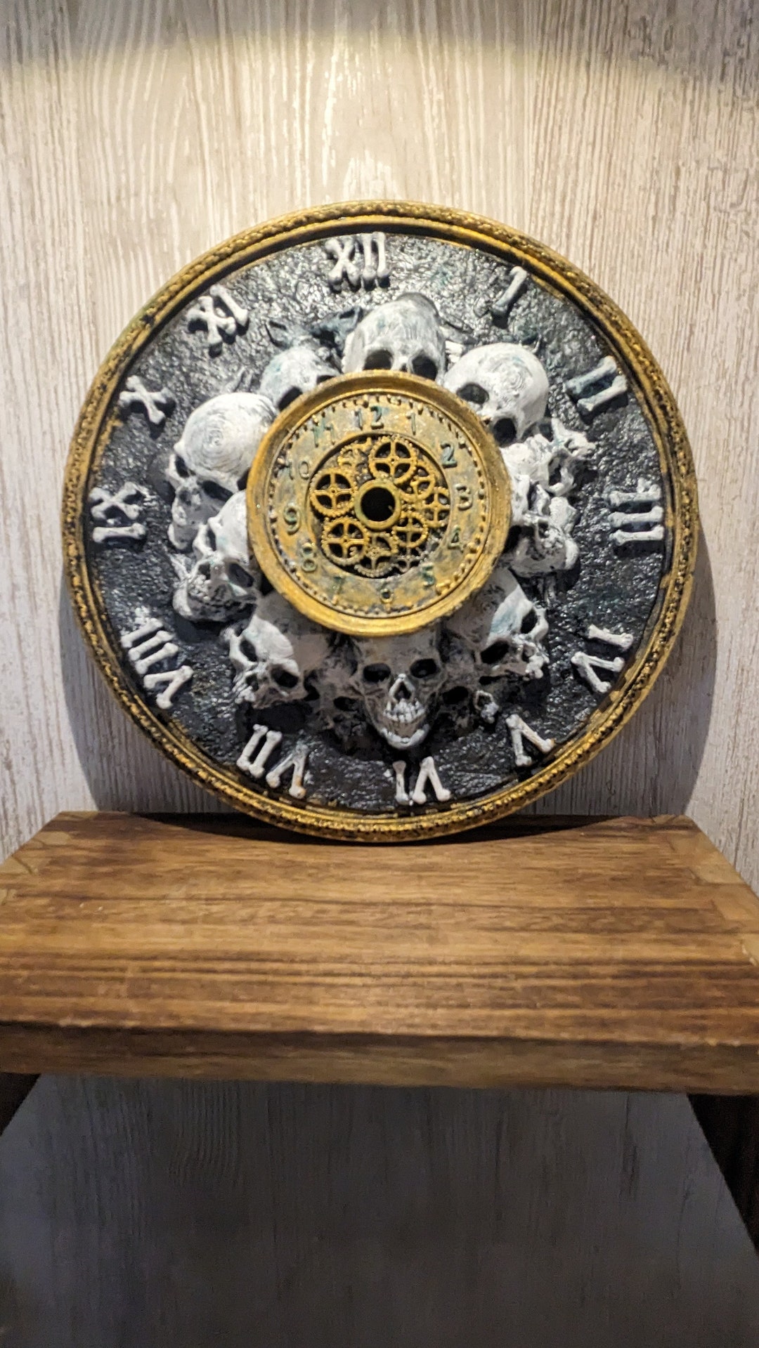 Skull Clock 3D Print - Etsy