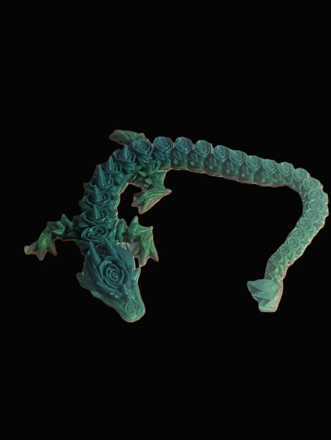Articulated Rose Dragon - 3D Print - Etsy