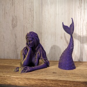 3D Printed Mermaid - Etsy