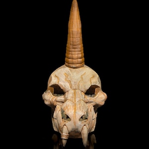 Gothic 3D Printed Dragon Skull Decor | Fantasy Creature Replica ...