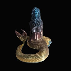 3D Printed Mermaid - Etsy