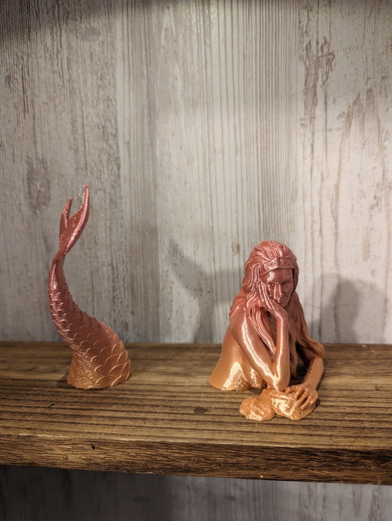 3D Printed Mermaid - Etsy