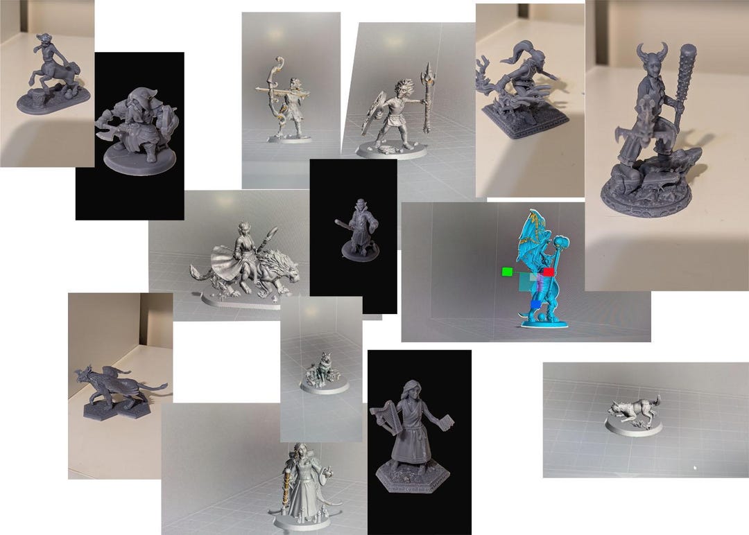 DND Character Bundle #1 - 31 Stl Files for Less - Digital Download Only ...