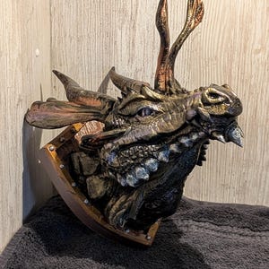 Fairie Dragon Wall Trophy - Etsy