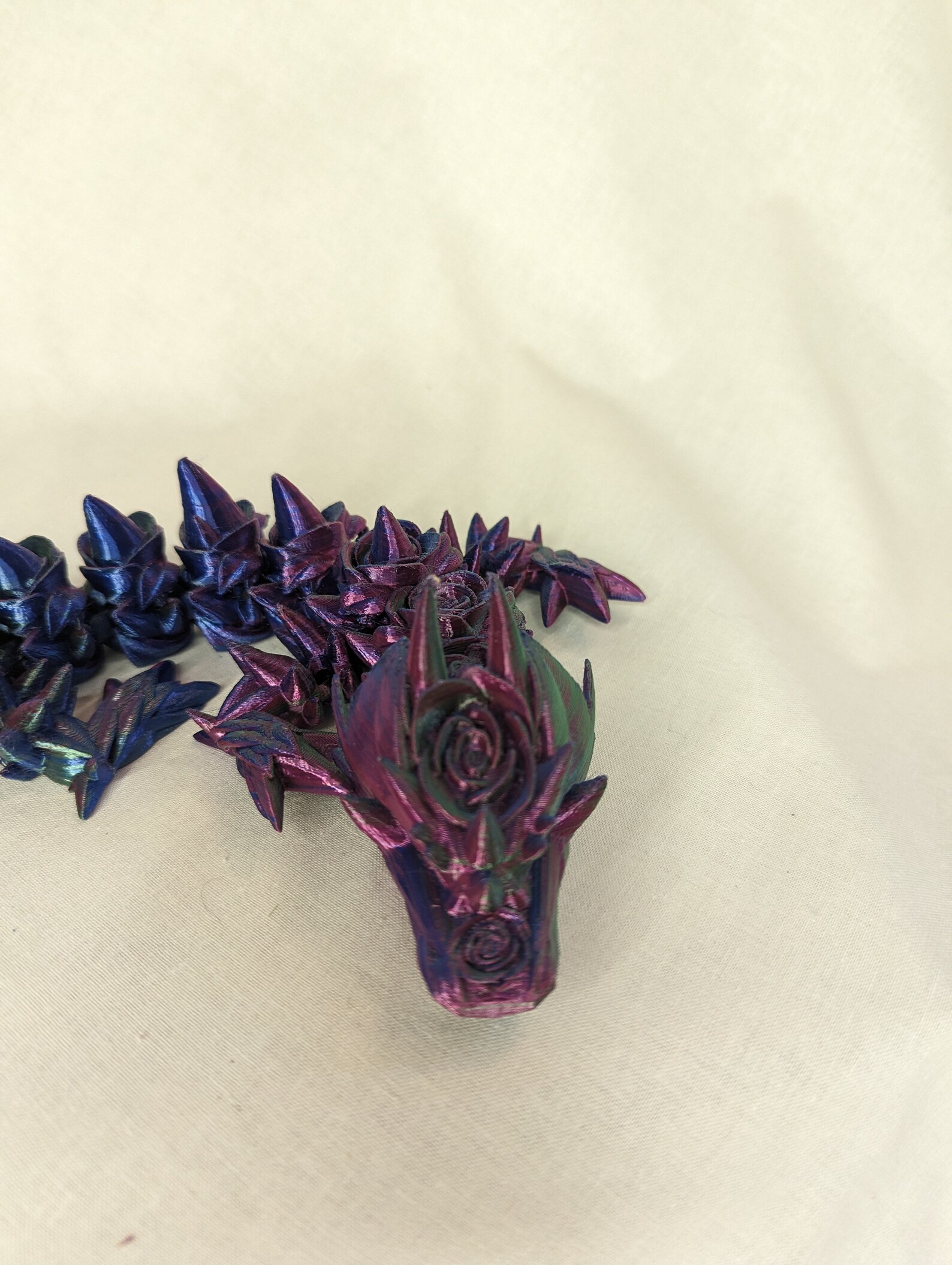 Articulated Rose Dragon 3D Print - Etsy